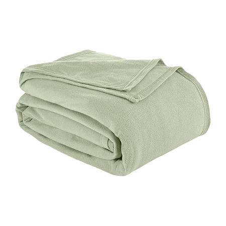 Click here for Vellux Fleece Blanket  One Size  Green prices