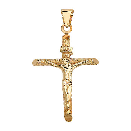 Click here for Unisex Adult 14K Gold Cross Pendant  One Size prices