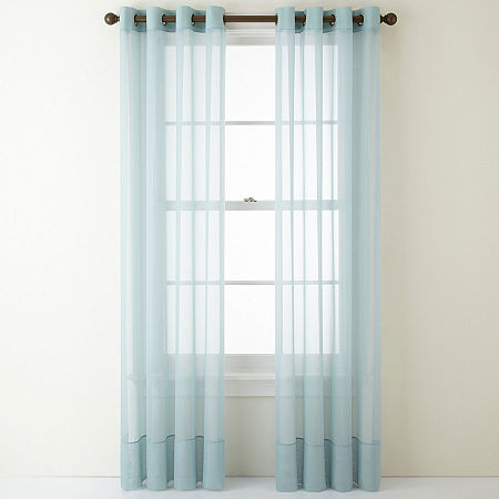 Click here for Home Expressions Lisette Grommet Top Sheer Single... prices