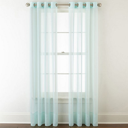 Click here for Home Expressions Lisette Grommet Top Sheer Single... prices