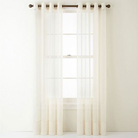 Click here for Home Expressions Lisette Grommet Top Sheer Single... prices