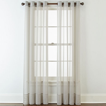 Click here for Home Expressions Lisette Grommet Top Sheer Single... prices