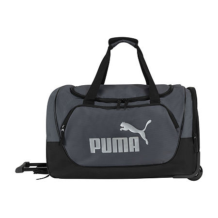 Click here for Puma 22 Wanderer Rolling Duffel Bag  One Size  Gra... prices