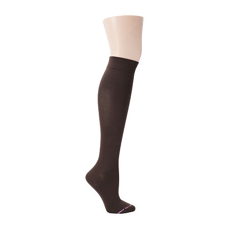 Click here for Womens Dr. Motion Basic Solid Microfiber Knee High... prices