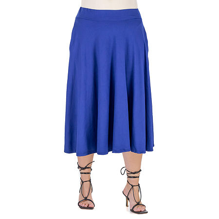 Click here for 24seven Comfort Apparel Womens Plus Mid Rise A-Lin... prices