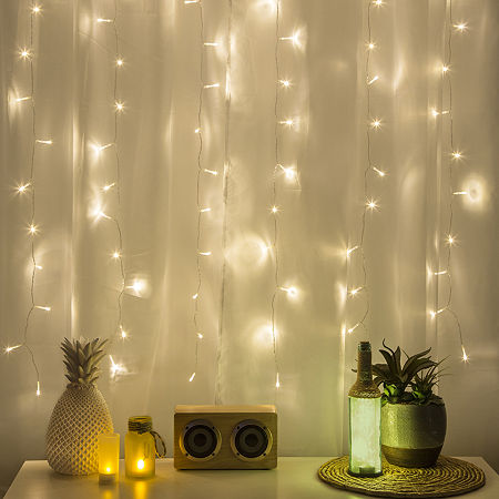 Click here for West & Arrow Warm White LED Curtain Light 96  One... prices