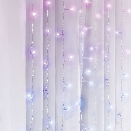 Click here for West & Arrow White/Pink/Purple LED Curtain Light 9... prices