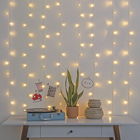 Click here for West & Arrow Warm White LED Curtain Light 240  One... prices