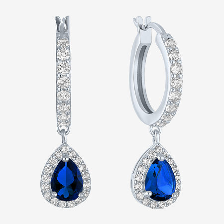Click here for Gemstone Sterling Silver Pear Drop Earrings  One S... prices