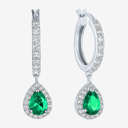 Click here for Gemstone Sterling Silver Pear Drop Earrings  One S... prices