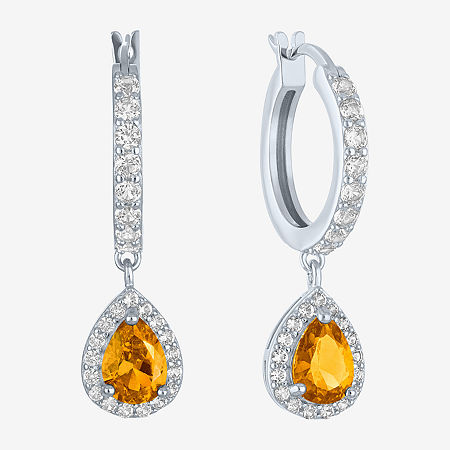 Click here for Gemstone Sterling Silver Pear Drop Earrings  One S... prices