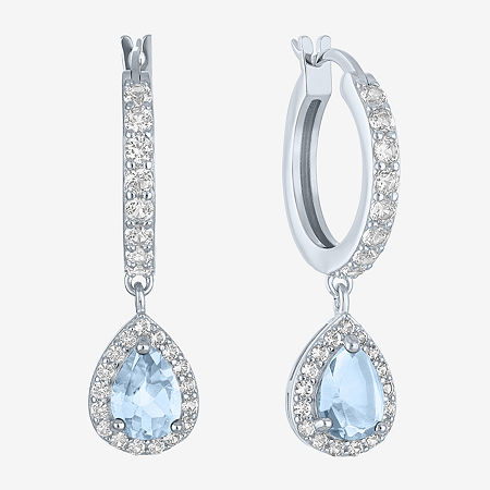 Click here for Gemstone Sterling Silver Pear Drop Earrings  One S... prices
