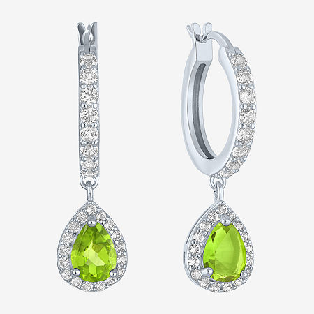 Click here for Gemstone Sterling Silver Pear Drop Earrings  One S... prices