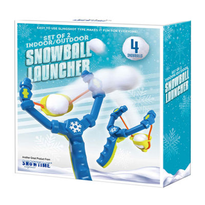Indoor/Outdoor Snowball Slingshot Launcher Game SM-63134, Color: Blue ...