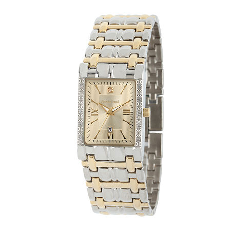 Click here for Personalized Dial Mens Diamond-Accent Square Two-T... prices