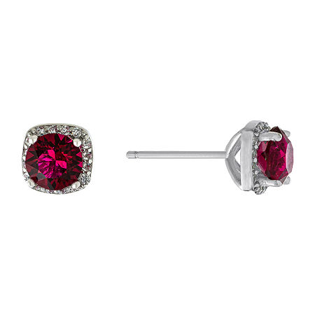 Click here for Silver Treasures Red Crystal Sterling Silver 6.8mm... prices