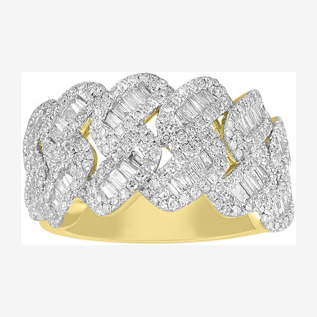 Click here for Mens 2 CT. T.W. Natural White Diamond 10K Gold Fas... prices