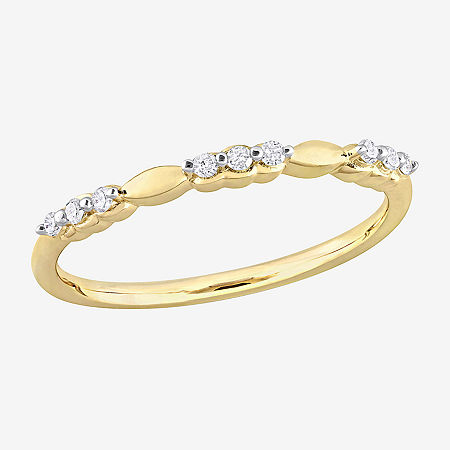 Click here for Womens 1/10 CT. T.W. Natural White Diamond 18K Gol... prices