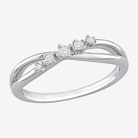 Click here for Womens 1/10 CT. T.W. Natural White Diamond Sterlin... prices