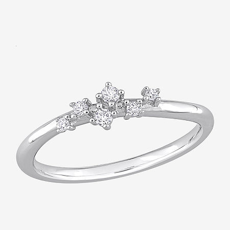 Click here for Womens 1/10 CT. T.W. Natural White Diamond Sterlin... prices