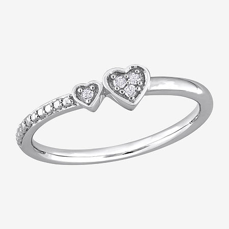 Click here for Womens Diamond Accent Natural White Diamond Sterli... prices