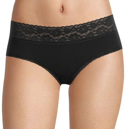 Click here for Arizona Body Cotton with Lace Hipster Panty  X-lar... prices