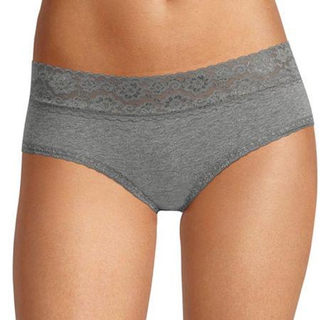 Click here for Arizona Body Cotton with Lace Hipster Panty  Small... prices