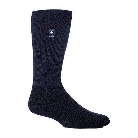 Heat Holders Mens Lite Solid Thermal Socks - Navy