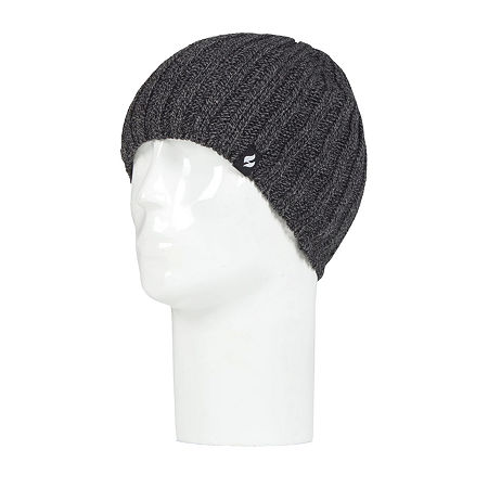 Click here for Heat Holders Mens Hudson Fine Rib Hat - Charcoal prices
