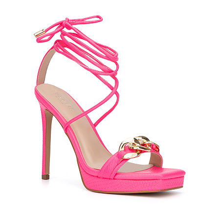 Click here for Torgeis Womens Cassava Heeled Sandals  9 Medium  P... prices