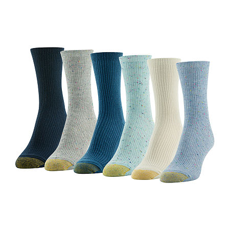 Click here for Gold Toe Lifestyle Casuals Womens 6 Pair Crew Sock... prices