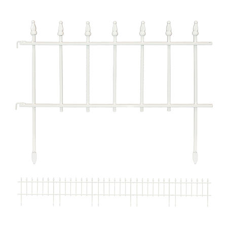 Click here for Net Health Shops Border Fence Panels 5-Piece Metal... prices