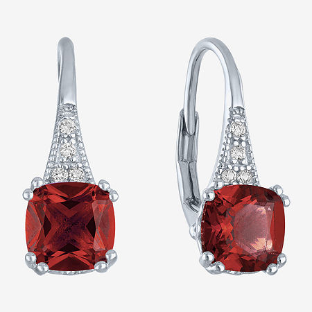 Click here for Gemstone Sterling Silver Cushion Drop Earrings  On... prices