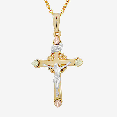 Click here for Crucifix Womens Sterling Silver Cross 18 Inch Pend... prices