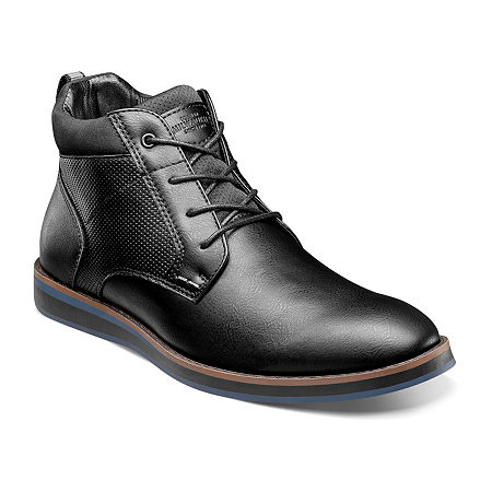 Nunn Bush Mens Circuit Dc Plain Toe Boots - Black