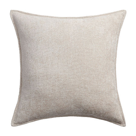 Click here for Chenille 20x20 Square Throw Pillow  One Size  Beig... prices