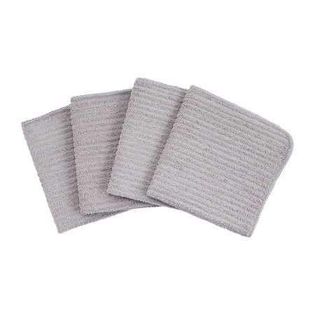 Click here for Cooks Scrubber 4-pc Dish Cloth Set  One Size  Gray prices