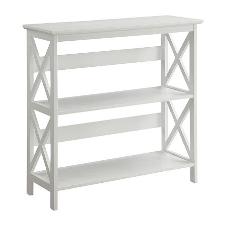 Click here for Oxford 3-Tier Bookcase  One Size  White prices