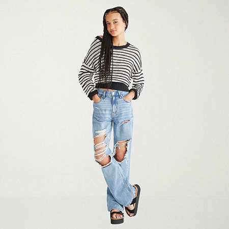 Click here for AEROPOSTALE Womens Juniors High Rise Baggy Fit Jea... prices