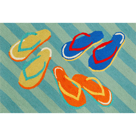 Click here for Liora Manne Front Porch Indoor/Outdoor Flip Flops... prices