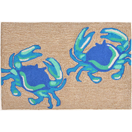 Click here for Liora Manne Front Porch Indoor/Outdoor Crabs Natur... prices