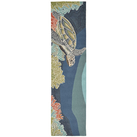 Click here for Liora Manne Ravella Akumal Runner  One Size  Blue prices