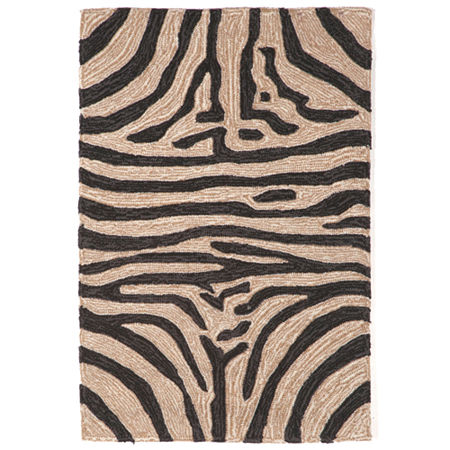 Click here for Liora Manne Ravella Zebra Zebra Hand Tufted Indoor... prices
