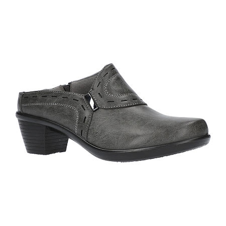 Easy Street Cynthia Comfort Mules - Gray