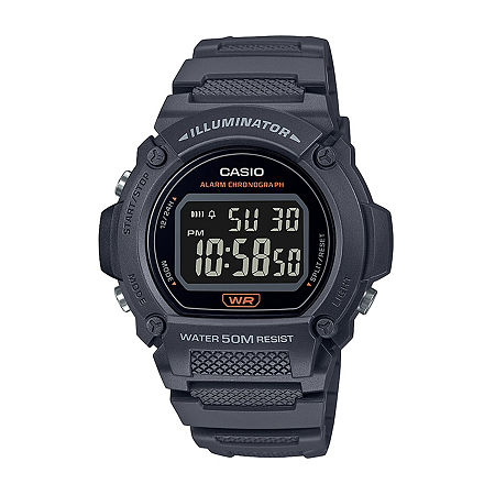 Click here for Casio Mens Gray Strap Watch W219h-8bv  One Size prices