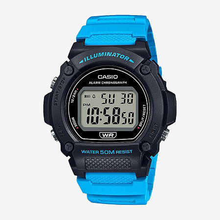 Click here for Casio Mens Blue Strap Watch W219h-2a2v  One Size prices