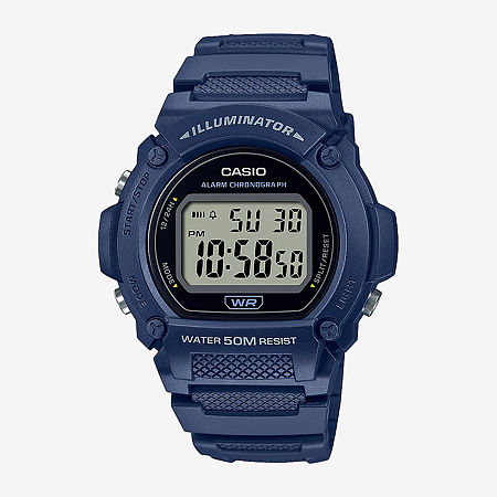 Click here for casio quartz fitness watch with resin strap  blue... prices