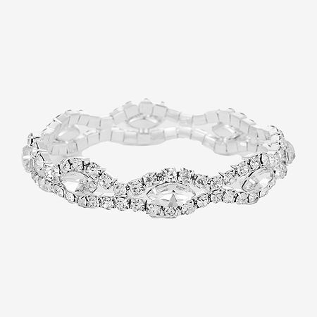 Click here for Vieste Rosa Womens Crystal Stretch Bracelet  One S... prices