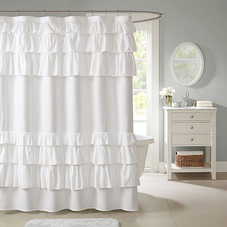 Click here for Madison Park Grace Ruffled Shower Curtain  72 x 72... prices
