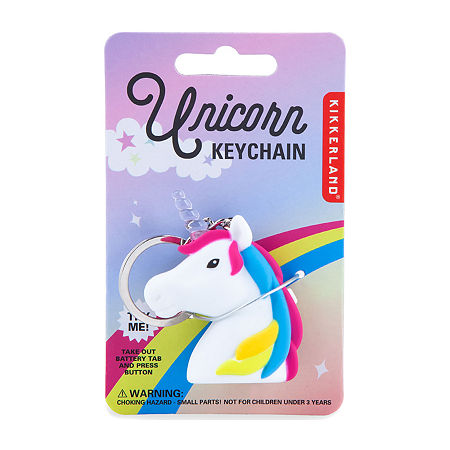 Click here for Kikkerland Unicorn LED Keychain  One Size  White prices
